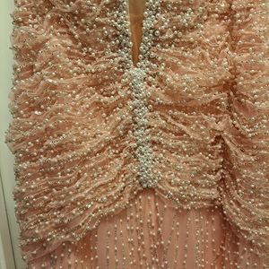 Dresses | Elegant Custom Made Pale Pink Gown | Poshmark